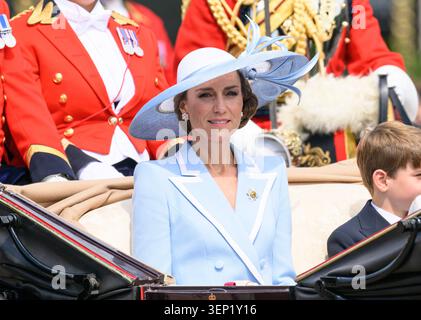 London, UK. 13th June, 2026. Princess Catherine, Princess Charlotte ...