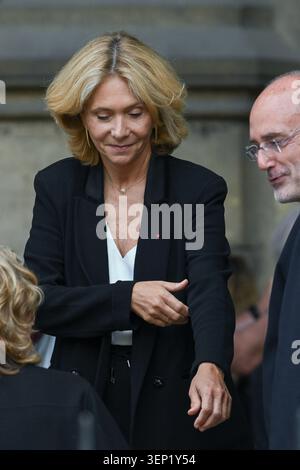Valerie Pecresse Deschamps at the funeral of Bernadette Chirac at the ...