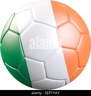 Football / soccer ball with a flag overlay of Austria on a football ...