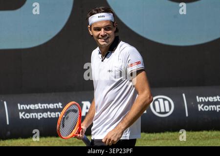 Stuttgart, Deutschland. 13th June, 2026. Taylor Fritz am Ball ...