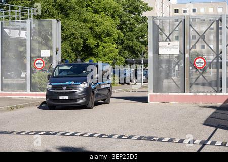Milano, Italia. 13th June, 2026. Milan, Entrance to Bollate Prison ...