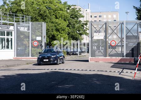 Milano, Italia. 13th June, 2026. Milan, Entrance to Bollate Prison ...