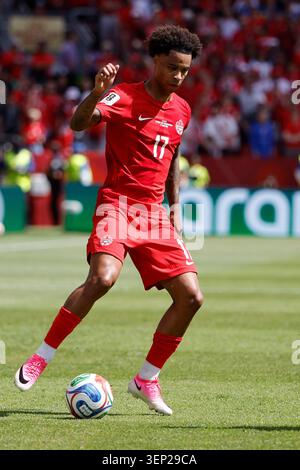 Toronto, Canada. 17 June 2026: Ghanaian fans sing and dance as they ...