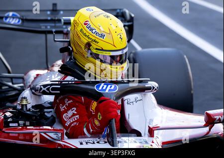 BARCELONA - Lewis Hamilton (Ferrari) after the Formula 1 Barcelona ...