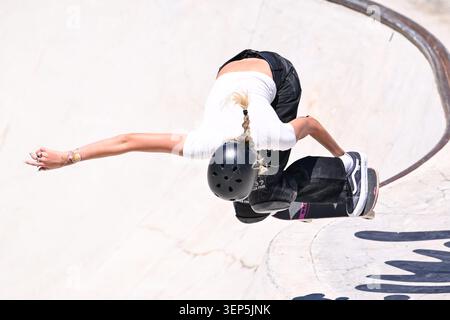 Tom SCHAAR (USA) practice before the Men’s Semifinal WST World Cup Rome ...