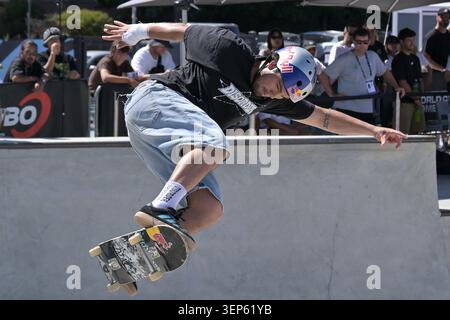 Ostia Park, Ostia, Italy - Alex Sorgente ITA during World Skateboard ...