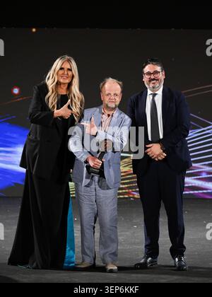 Toby Jones , Tiziana Rocca 72nd Taormina Film Festival 4th Evening ...