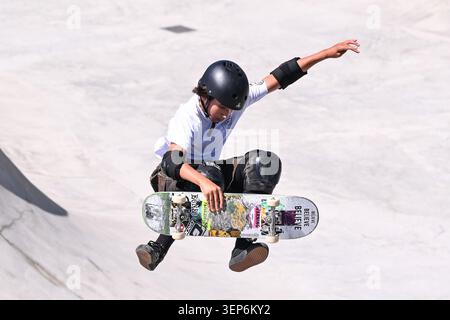 Tom SCHAAR (USA) practice before the Men’s Semifinal WST World Cup Rome ...