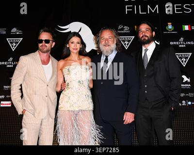 Aaron Paul, Nina Dobrev, Russell Crowe, Daniel Zovatto 72nd Taormina ...