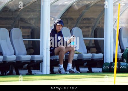 England manager Thomas Tuchel at Swope Soccer Village, Kansas City ...