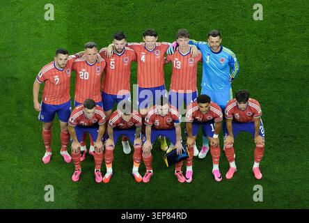 Haiti team group ahead of the FIFA World Cup Group C match at the ...