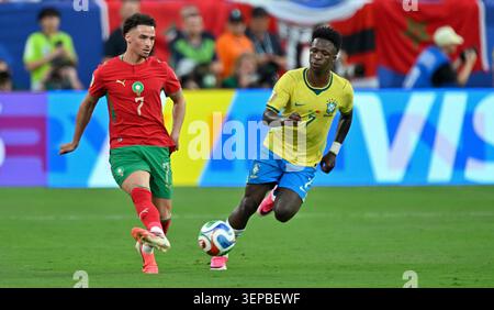 from left Vinicius Junior (Brazil), Carlens Arcus Philadelphia, June 19 ...