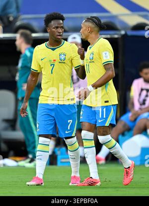 from left Vinicius Junior (Brazil), Carlens Arcus Philadelphia, June 19 ...