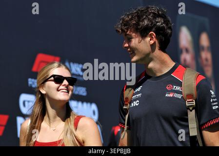 BARCELONA - Oliver Bearman (Haas F1 Team) ahead of the Formula 1 ...