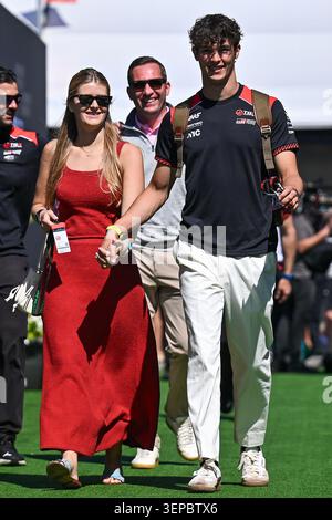 Oliver Bearman of TGR Haas F1 Team on track during the F1 Grand Prix of ...