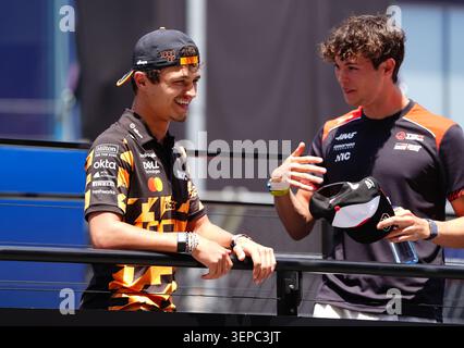 BARCELONA - Oliver Bearman (Haas F1 Team) ahead of the Formula 1 ...