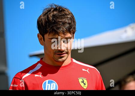 BARCELONA - Charles Leclerc (Ferrari) during the Formula 1 Barcelona ...