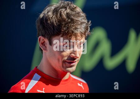 Charles Leclerc of Scuderia Ferrari HP on track during the F1 Grand ...
