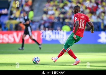 Issa Diop (Morocco) controls the Ball during the FIFA World Cup 2026 ...