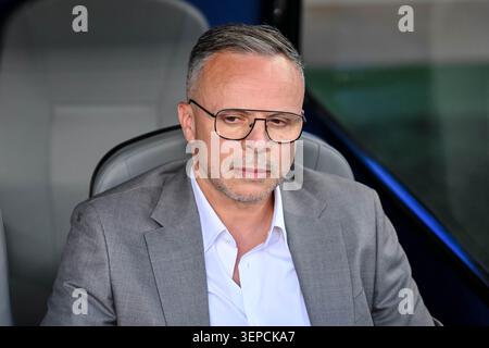 coach Mohamed Ouahbi (Morocco) Looks on during the FIFA World Cup 2026 ...
