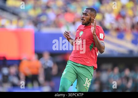 Issa Diop (Morocco) gestures during the FIFA World Cup 2026 Group C ...