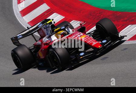 BARCELONA - Lewis Hamilton (Ferrari) during the Formula 1 Barcelona ...