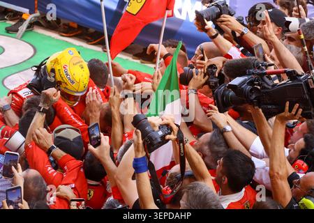 Spain, Barcelona, 14th June 2026, Lewis Hamilton, Ferrari, during the ...