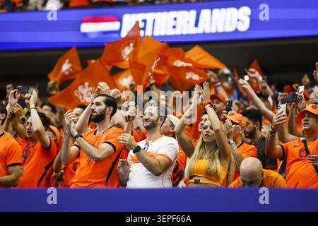 ARLINGTON - Dutch supporters during the FIFA 2026 World Cup Group F ...