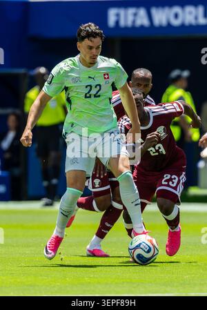 Switzerland Midfielder Fabian Rieder during the Switzerland vs. Bosnia ...
