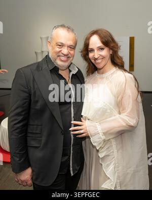 David Shamouelian and Claudia Shamouelian attends Faena Residences ...