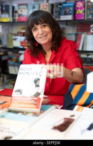 Madrid, Spain. 14th June, 2026. Laia Soler signs copies of her books ...