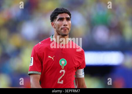 New Jersey, USA, 13th June 2026. Morocco fan during the Brazil vs ...