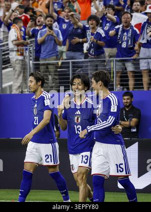 ARLINGTON - (lr) Keito Nakamura of Japan, Daichi Kamada of Japan during ...