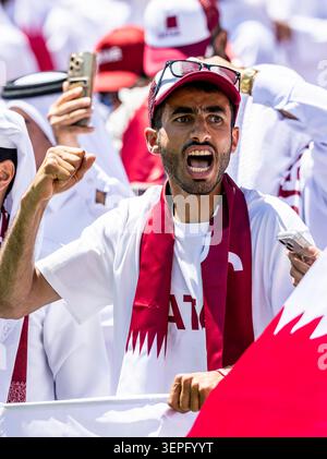 June 13 2026 Qatar fans during the FIFA World Cup game between Qatar ...