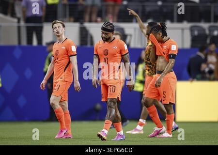 ARLINGTON - (lr) Nathan Ake of the Netherlands, Junya Ito of Japan ...