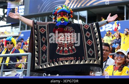 Philadelphia, USA. 14th June, 2026. Ecuador fans before the Ivory Coast ...