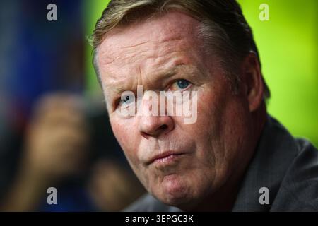 Netherlands Head Coach Ronald Koeman reacts and gestures during the ...