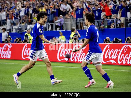 ARLINGTON - (lr) Keito Nakamura of Japan, Daichi Kamada of Japan during ...