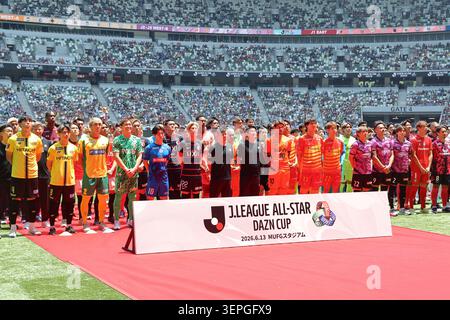 Tokyo, Japan. 13th June, 2026. fans Football/Soccer : J.LEAGUE ALL-STAR ...
