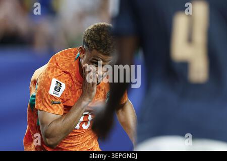 Amad Diallo #15 of Ivory Coast during the 2026 FIFA World Cup Group E ...