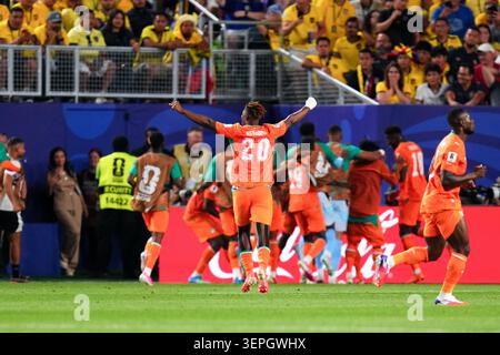 June 20, 2026: Ecuador defender Piero Hincapie (3) moves the ball ahead ...
