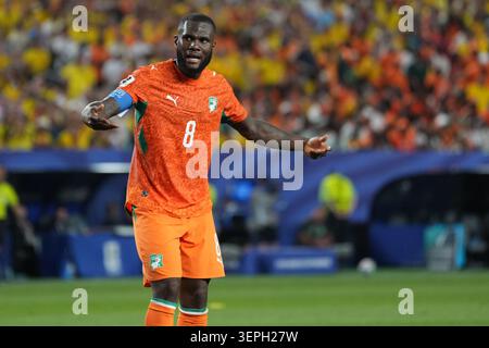 Franck Kessie of Cote d'Ivoire in action during the FIFA World Cup 2026 ...