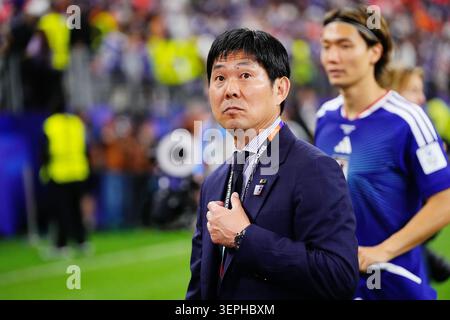 ARLINGTON - Japan coach Hajime Moriyasu during the FIFA 2026 World Cup ...