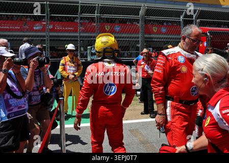 Barcelona, Spain. 14th June, 2026. Lewis Hamilton (GBR) Scuderia ...