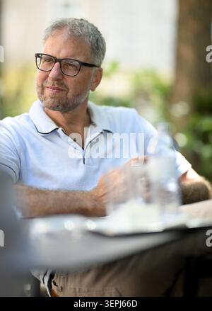 Wolfgang Popp, 2026 Bachmann Prize finalist, in an interview with the ...