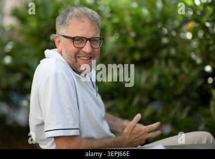 Wolfgang Popp, 2026 Bachmann Prize finalist, in an interview with the ...