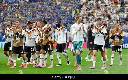 from left: Pascal Gross, goalkeeper Alexander Nuebel (Germany) Toronto ...