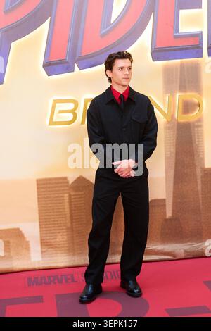 Tom Holland attends 'Spiderman: Brand new day' Photocall at Four ...