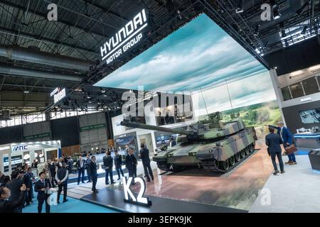 Hyundai Motor Group Battle Tank K2 Black Panther - Hyundai Rotem Stock ...