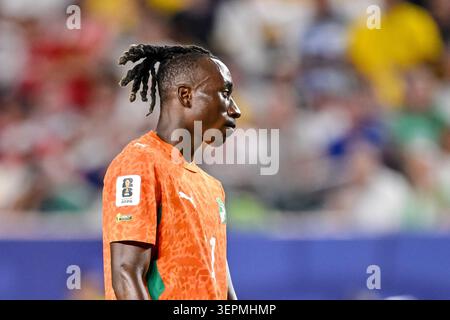 Yan Diomande of Cote d'Ivoire looks dejected during the FIFA World Cup ...